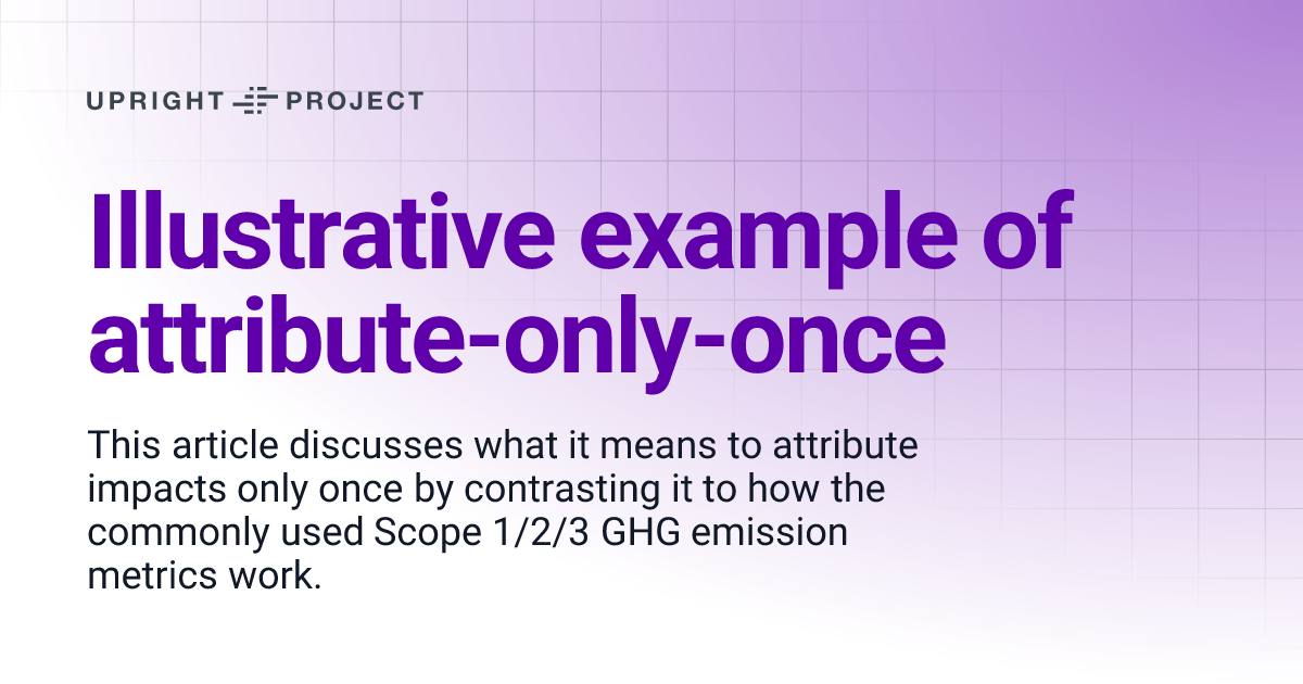 Illustrative example of attribute-only-once | Upright Knowledge Base